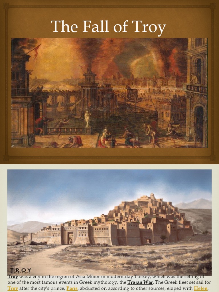 The Fall of Troy | PDF | Trojan War | Agamemnon