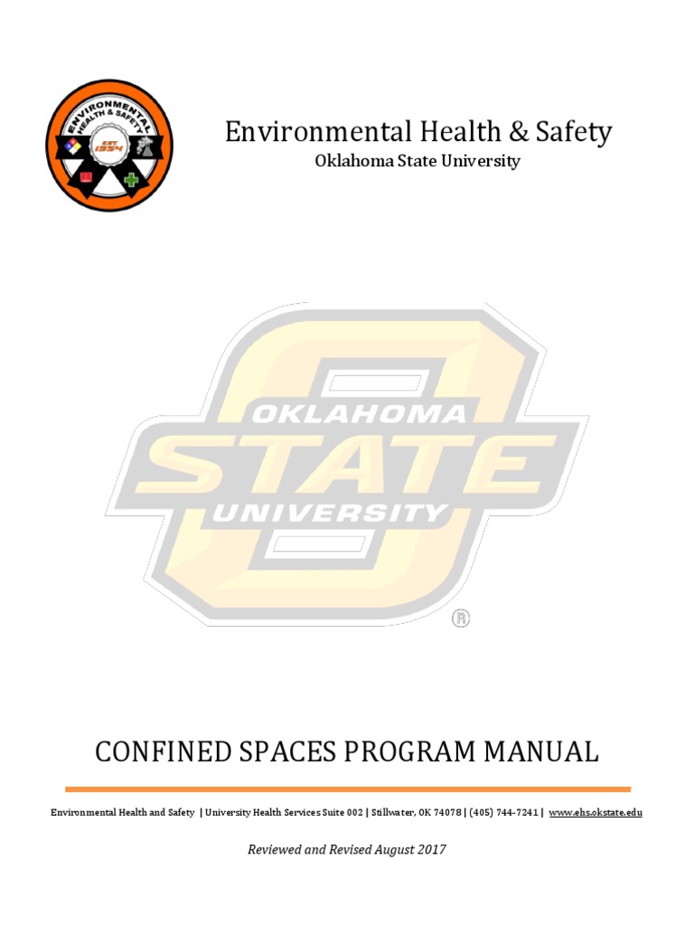 Confined Space | PDF | Personal Protective Equipment | Safety