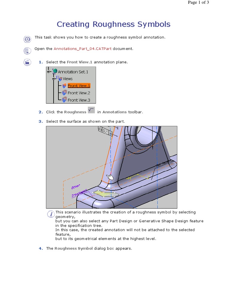 005 Creating Roughness Symbols | PDF