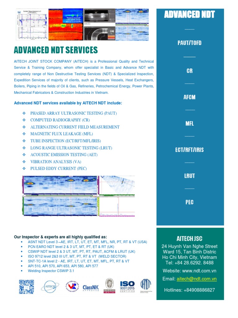 Advanced NDT Services PDF | PDF | Nondestructive Testing | Business Process