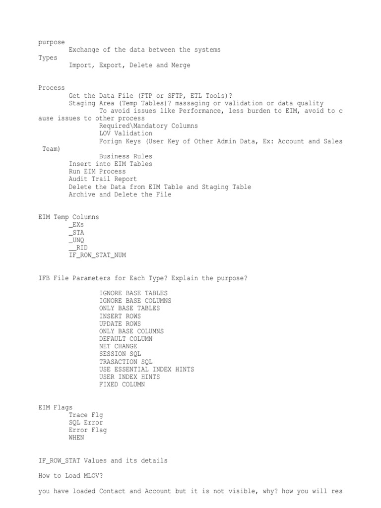 EIM Question | PDF | Database Index | Data Management