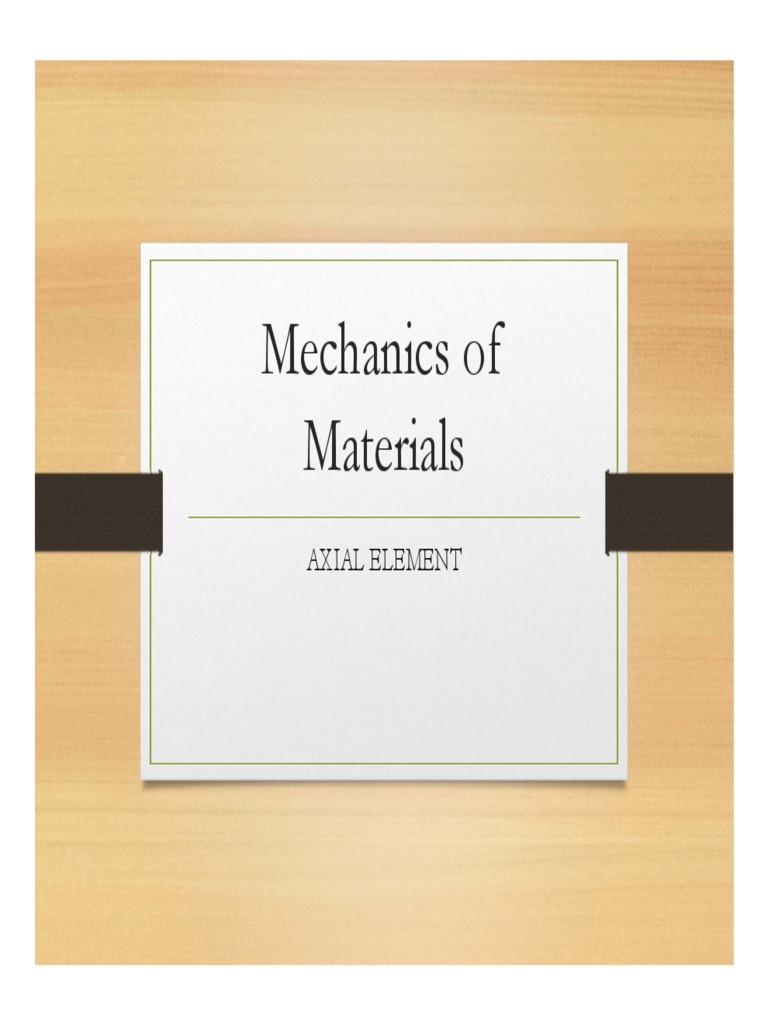 Mechanics of Materials - Column PDF | PDF | Buckling | Column