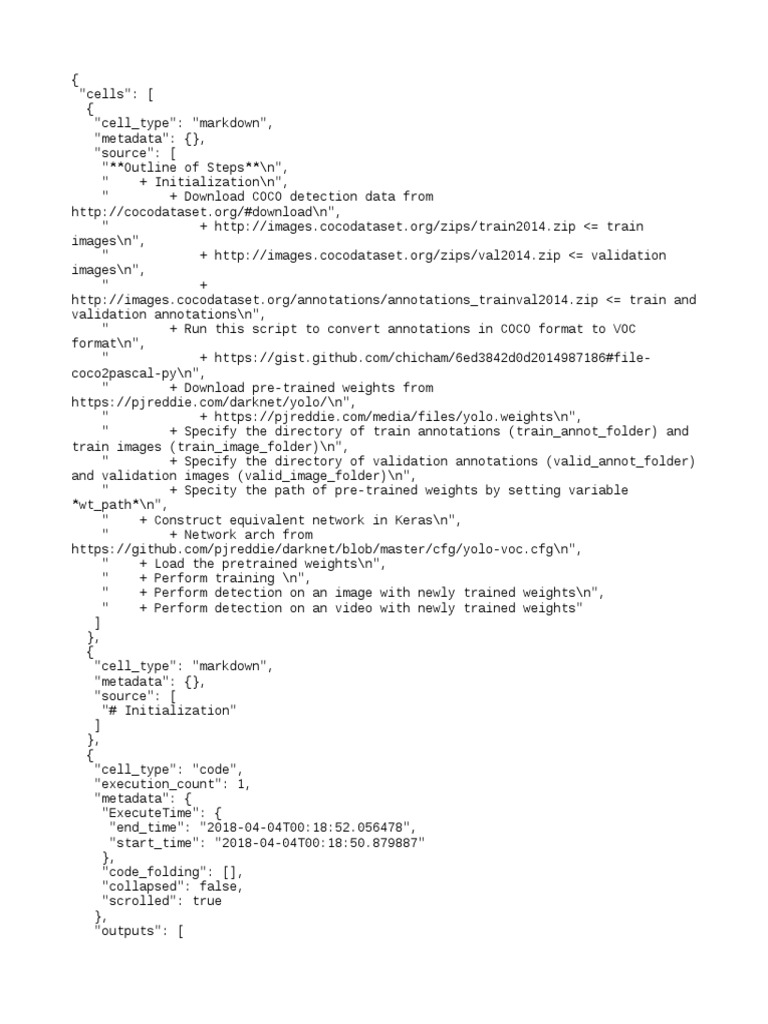 Yolo Step-by-Step - Ipynb | PDF | Annotation | Convolution