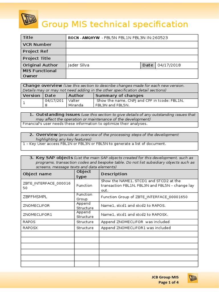 Especificação Técnica FBL5N FBL1N | PDF | Specification (Technical ...