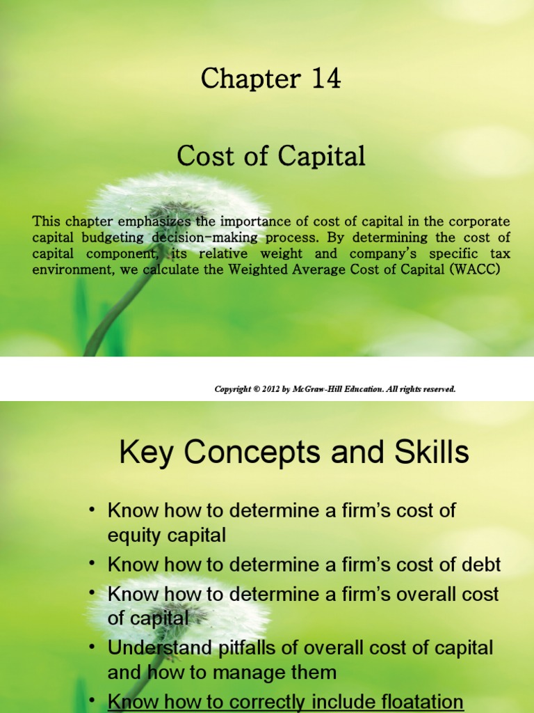 Chap 014 | PDF | Cost Of Capital | Bonds (Finance)