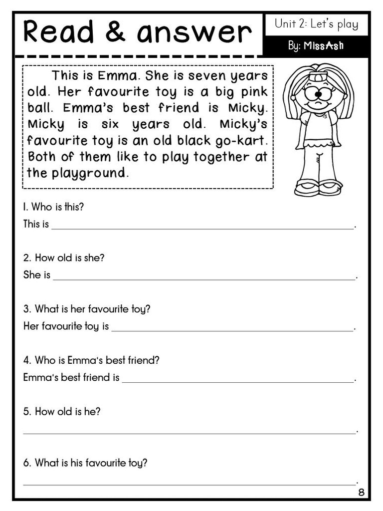 Let's Play-Comprehension | PDF