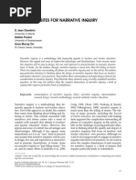 Overview of Narrative Inquiry Methods | PDF | Narrative | Qualitative ...