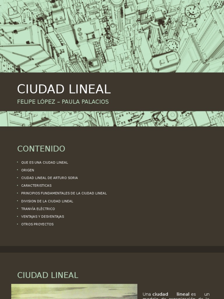 Ciudad Lineal: Proyecto de Arturo Soria | PDF