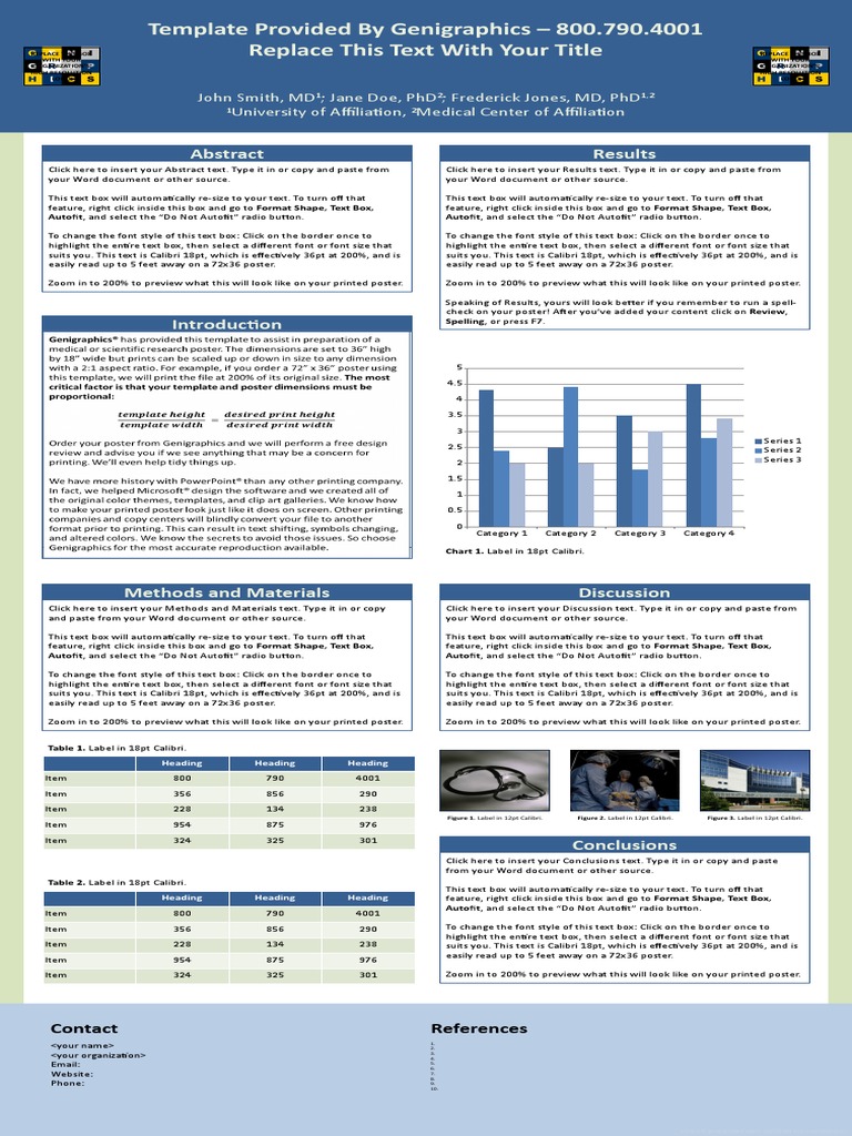 Template Provided by Genigraphics - 800.790.4001 Replace This Text With ...