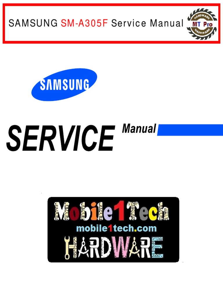 Samsung SM-A305F Service Manual | PDF | Telecommunications Engineering ...