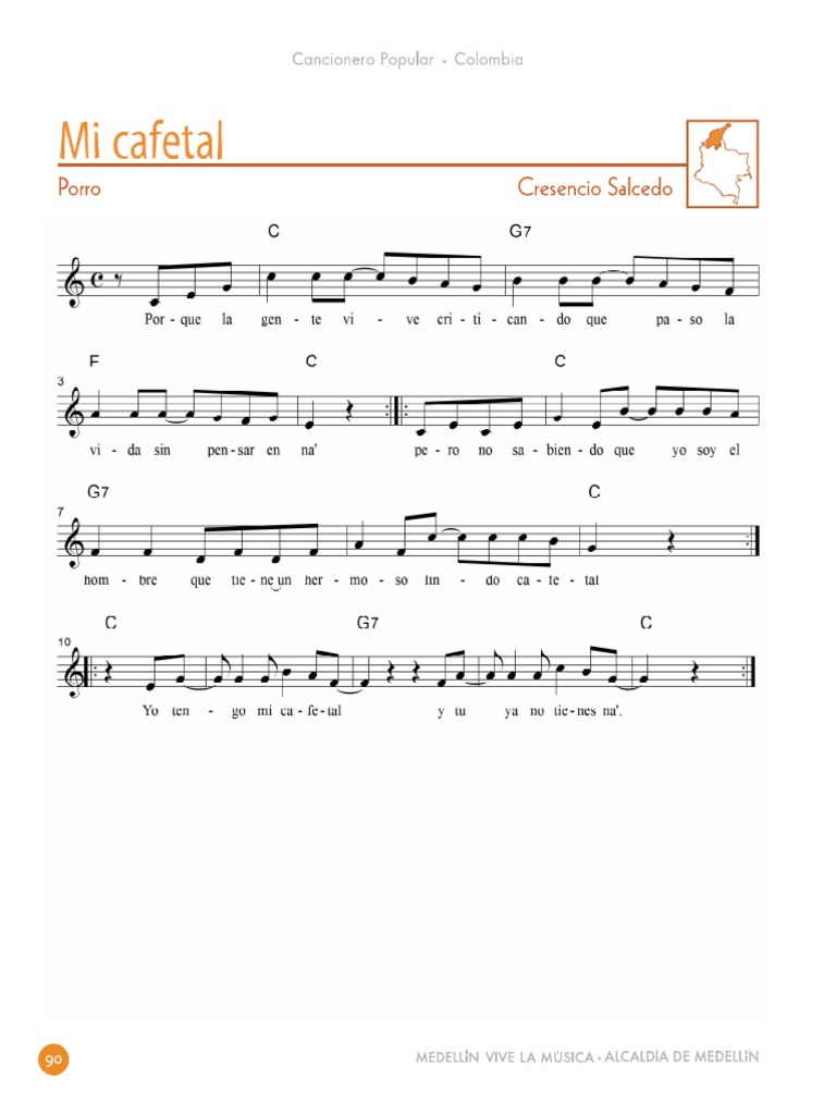 Cafetal Partitura | PDF