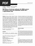 BFM 2000 Treatment Schema | PDF | Hematopoietic Stem Cell ...
