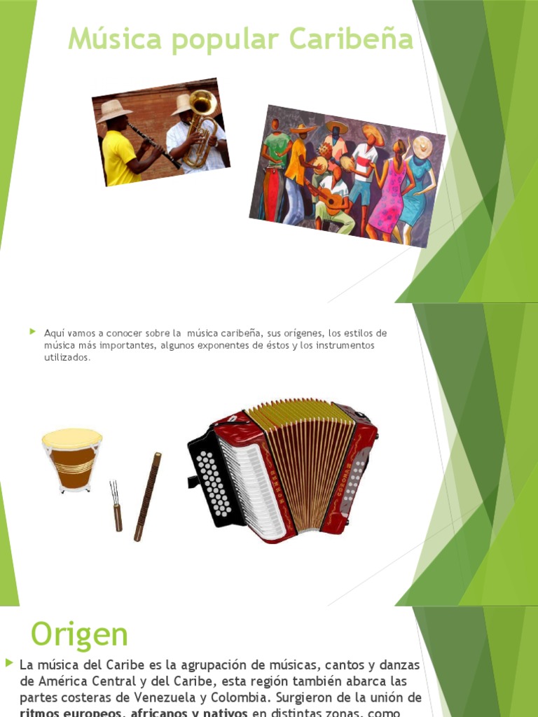 Musica - Del - Caribe 1ro Sec Antiguo 7mo | PDF | Reggae | Musica Popular