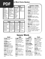 Sound Descriptions for Writers | PDF | Sound | Senses