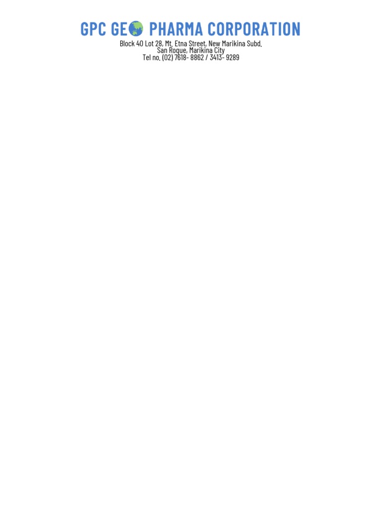 GPC Letter Head | PDF