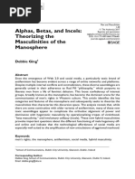 R. W. Connell - Masculinities (1995) | PDF