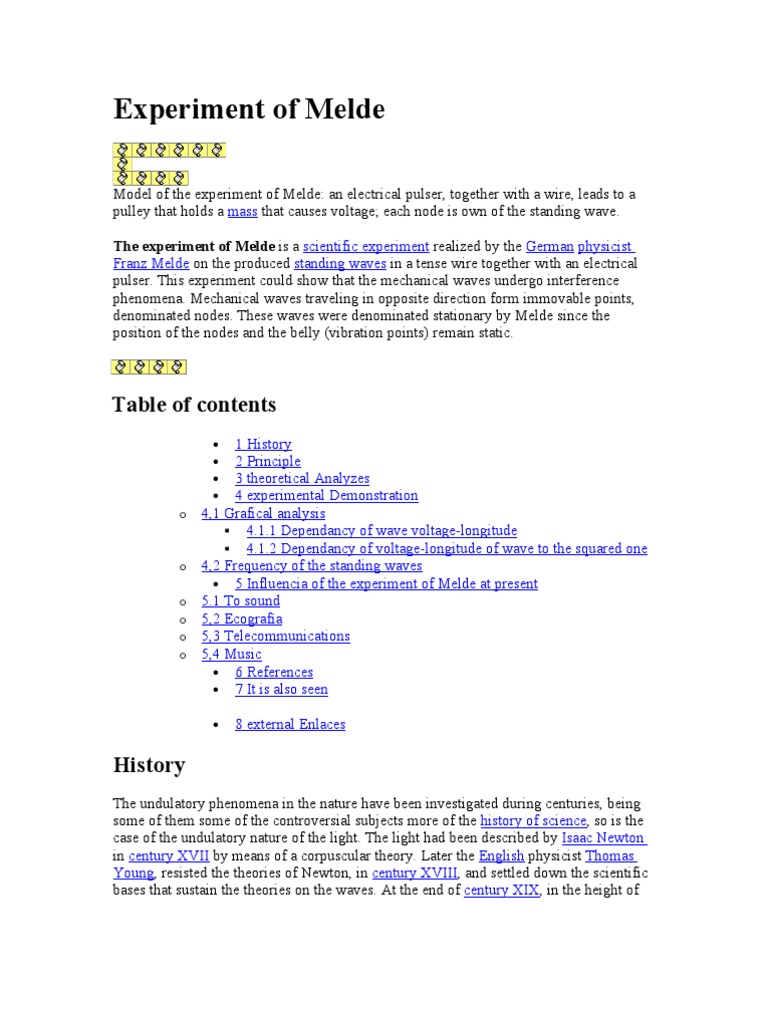 Experiment of Melde | PDF | Differential Calculus | Waves