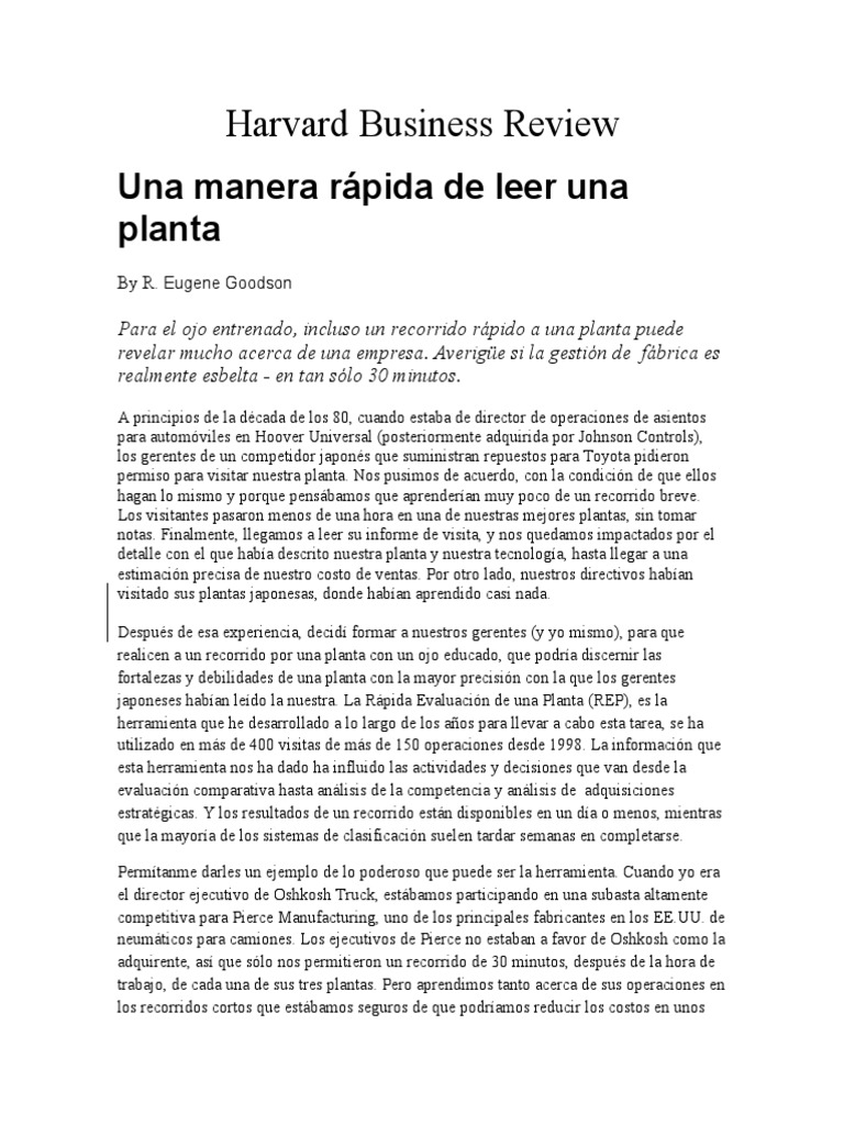 Read A Plant Fast | PDF | Calidad (comercial) | Inventario