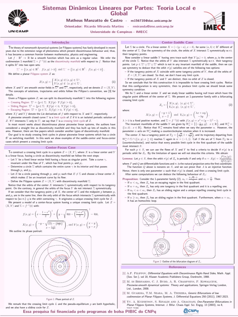 Poster Pibic PDF | PDF | Manifold | Theoretical Physics