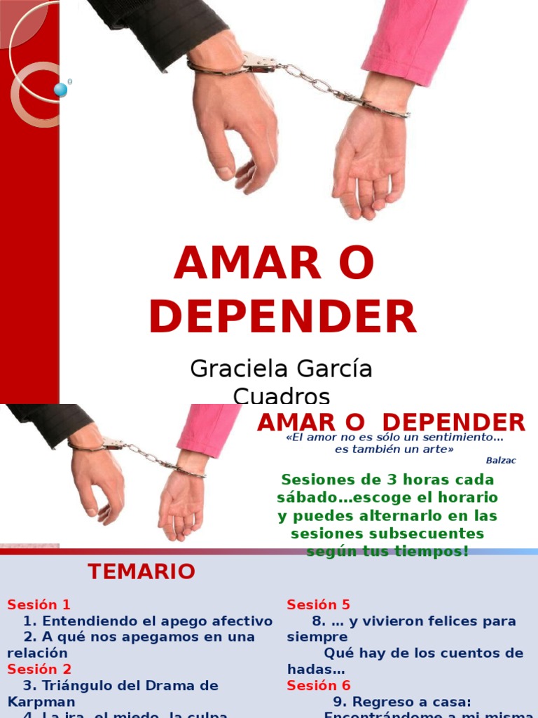 Amar o Depender Presentacion | PDF | Amor | Conceptos psicologicos