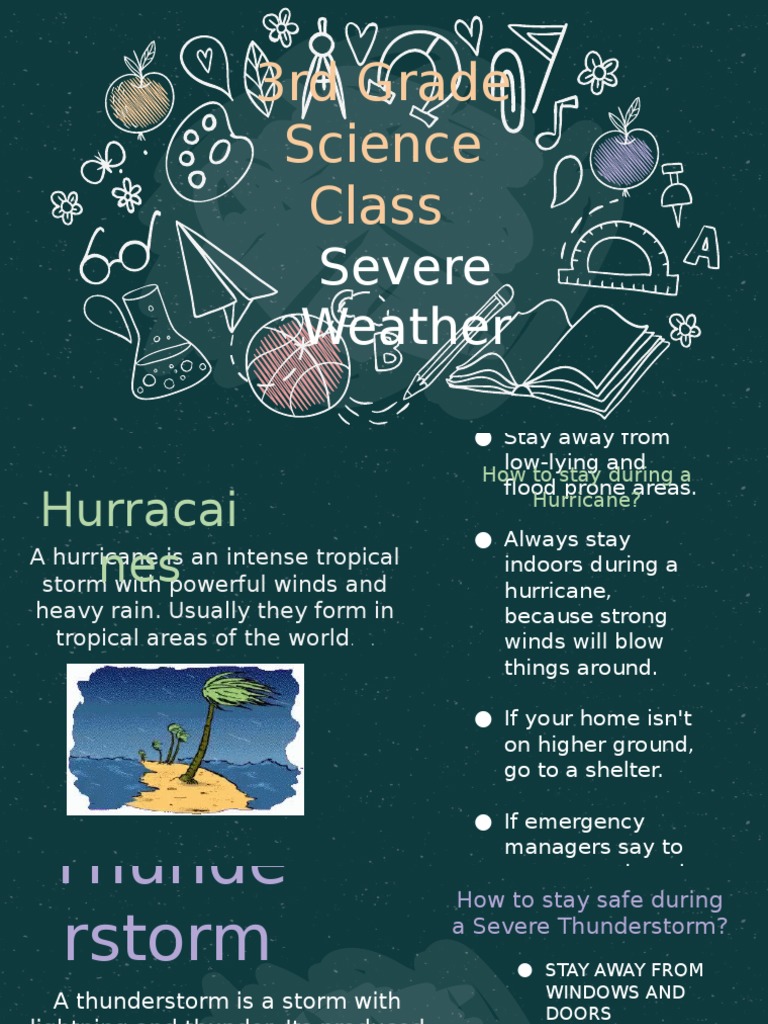 Science Severe Weather | PDF | Thunderstorm | Tornadoes