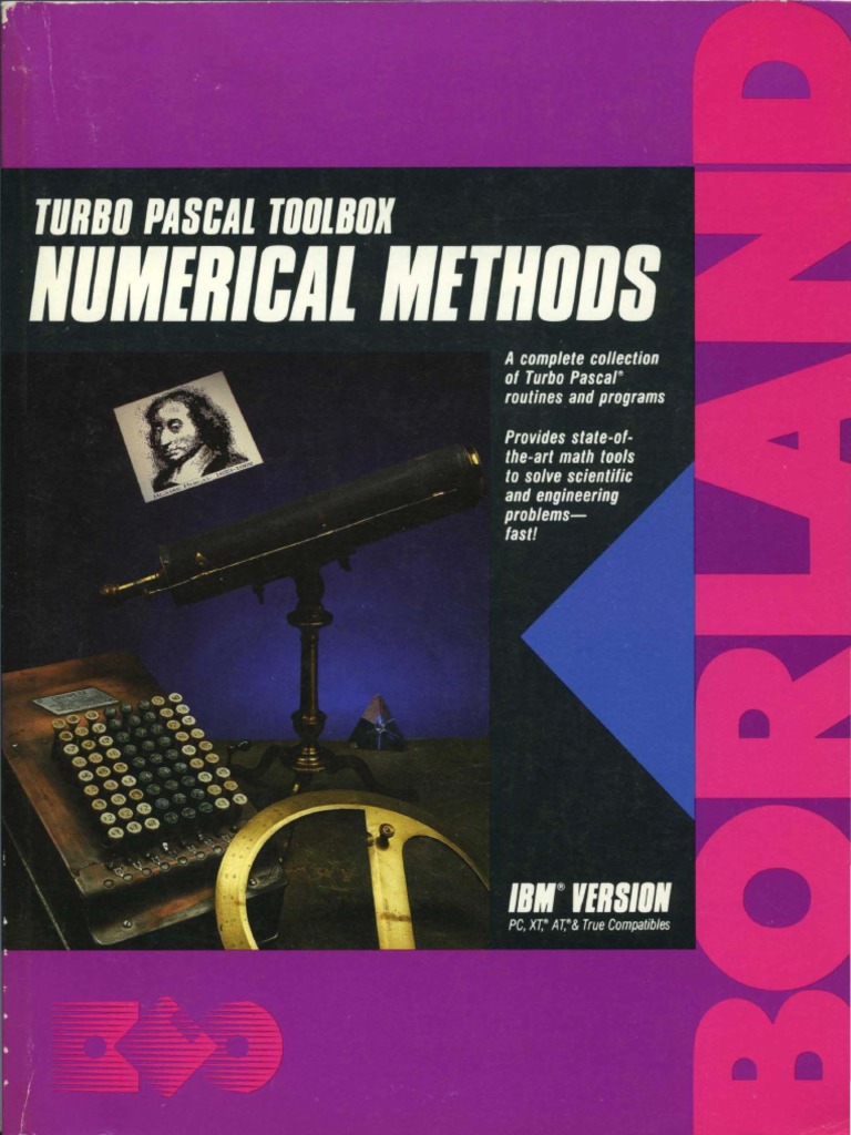 Turbo Pascal Numerical Methods Toolbox 1986 PDF | PDF | Eigenvalues And Eigenvectors | Parameter ...