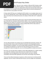 Microsoft Office 2019 Key | PDF | Business