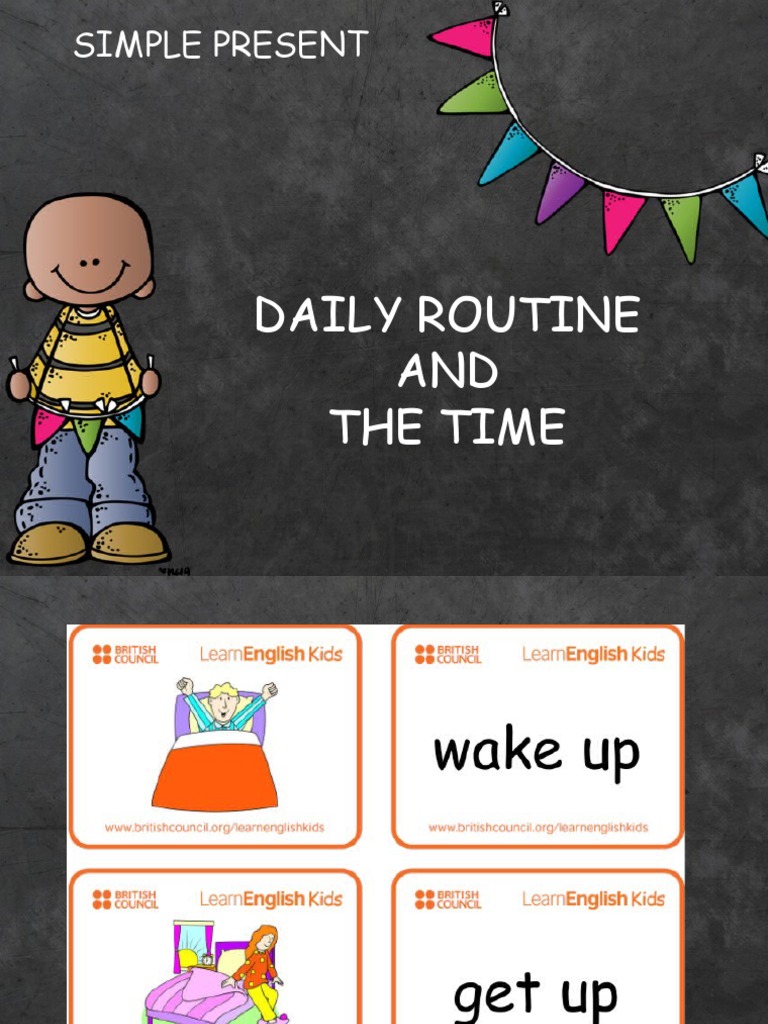 Daily Routine Simple Present | PDF
