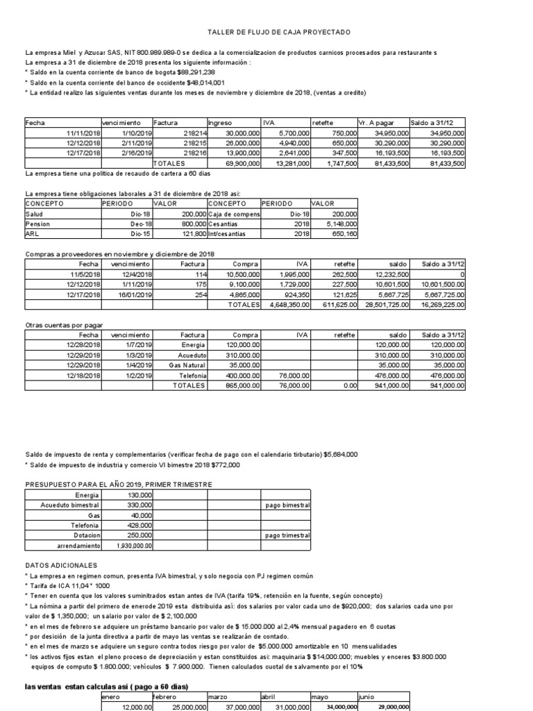 Flujo Caja Semestral | PDF | Servicios financieros | Economias