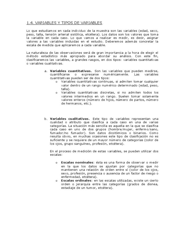 1 3 Variables Y Tipos De Variables Variables Cualitativas Y