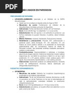 Efectos y dosis de Tonaril (Trihexifenidilo) | PDF | Enfermedad de ...