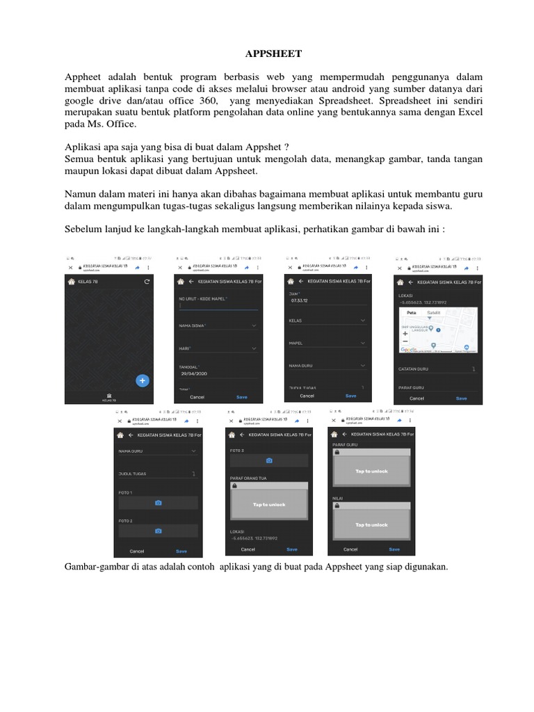 Materi APPSHEET | PDF