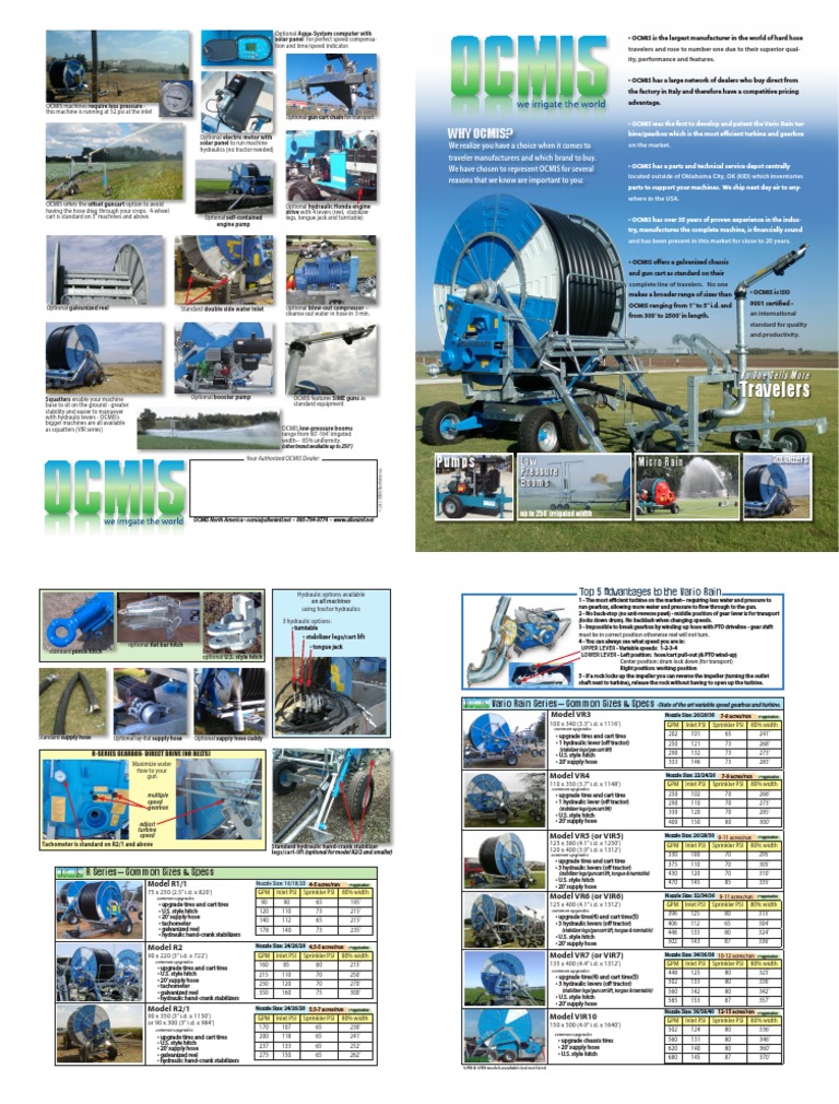 Why OCMIS 4pg Brochure-V2 | PDF | Transmission (Mechanics) | Tractor