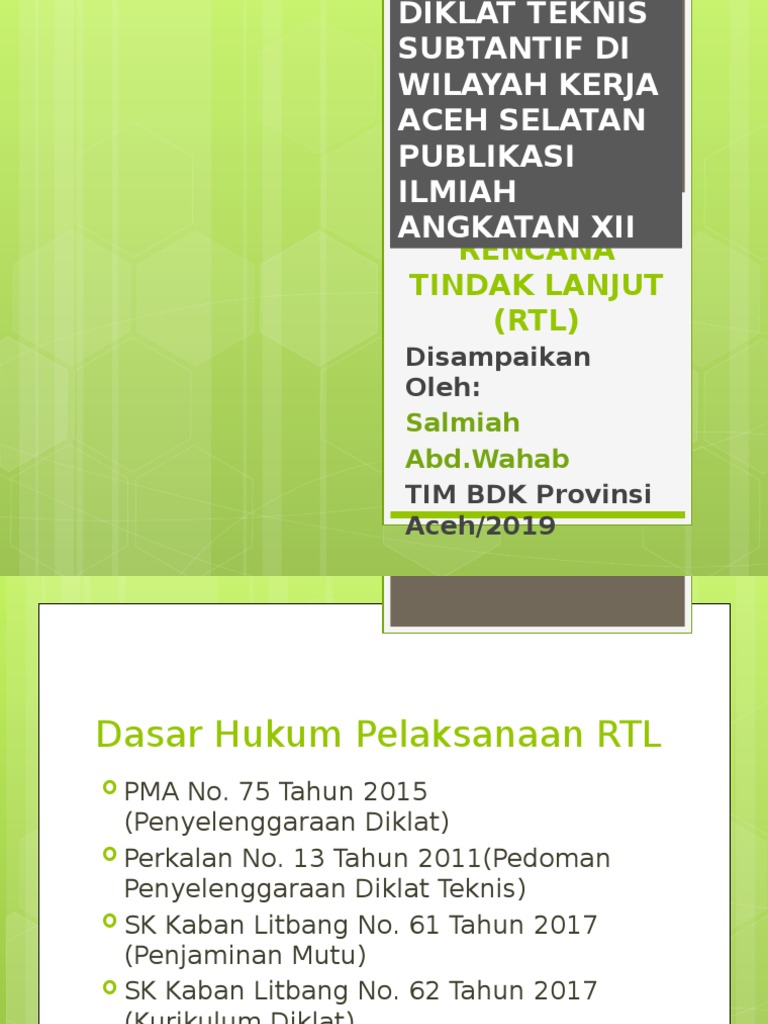 Modul RTL | PDF | Karier & Perkembangan