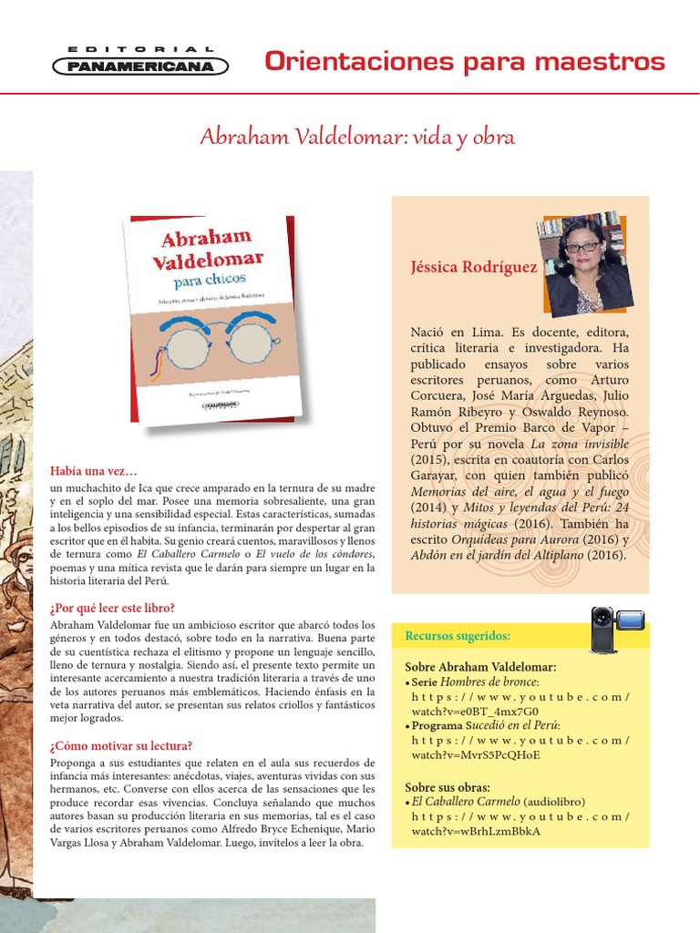 Vida y obra de Abraham Valdelomar | PDF | Perú