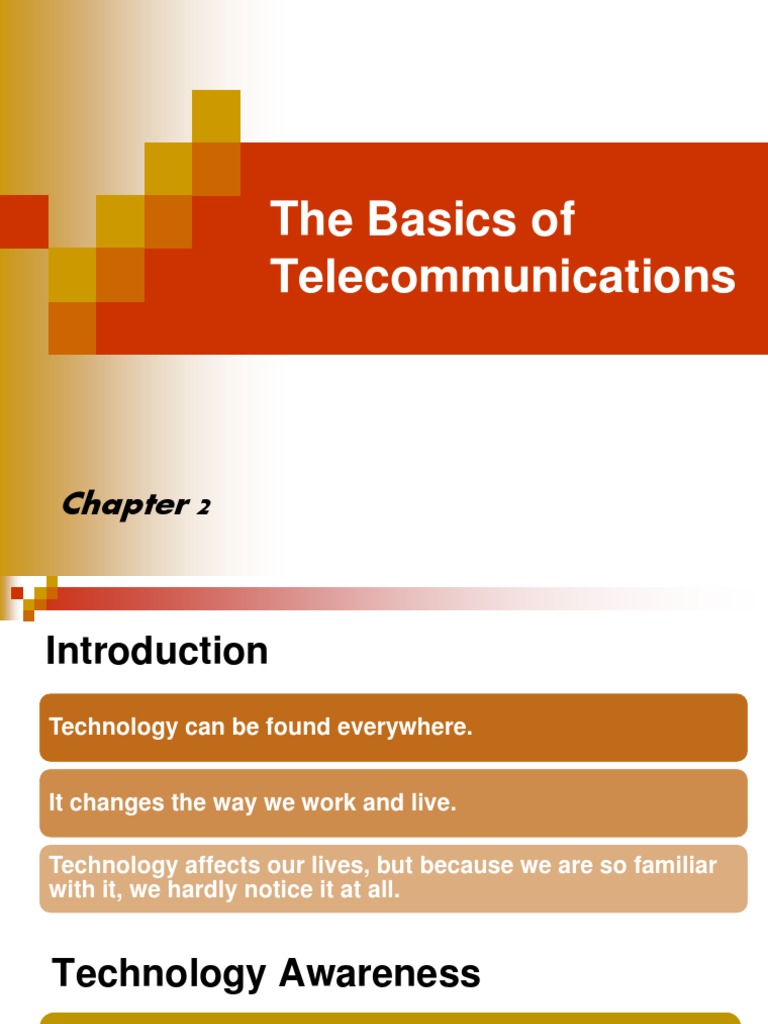 ASM551 - Chap 2 - The Basics of Telecommunications | PDF ...