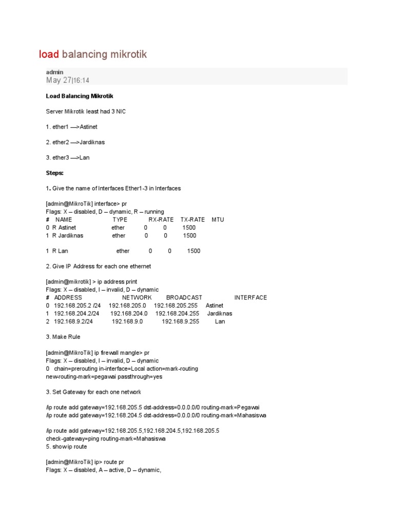 Load Balancing | PDF | Computer Network | Internet Protocols
