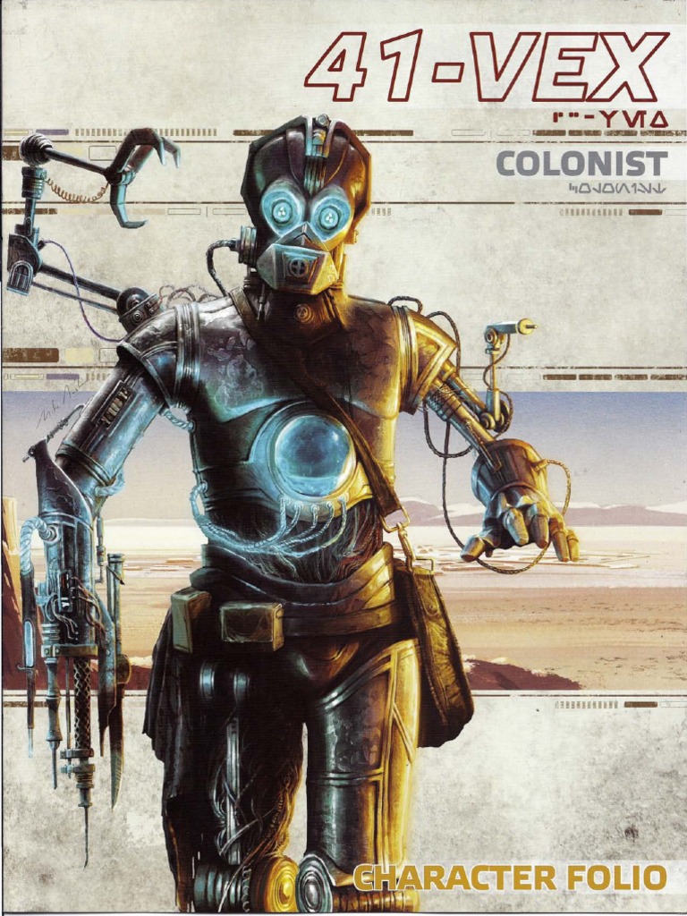 41-Vex Character Sheet - EotE - Beginner Game | PDF | Leisure | Sports