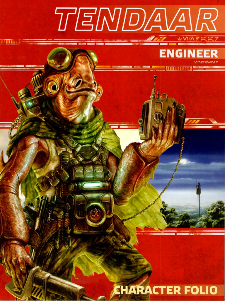 Tendaar Character Sheet - AoR - Beginner Game PDF | PDF