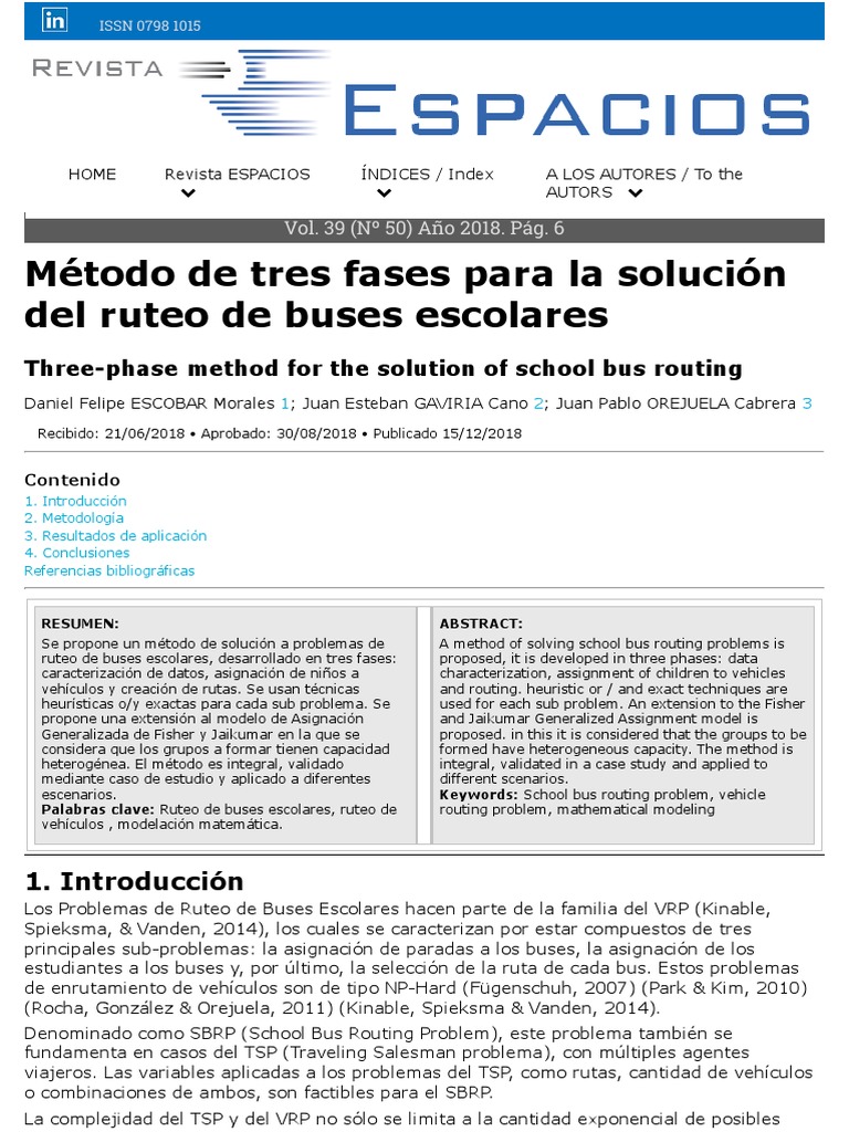Método de Tres Fases para La Solución | PDF | Sistema coordinado ...