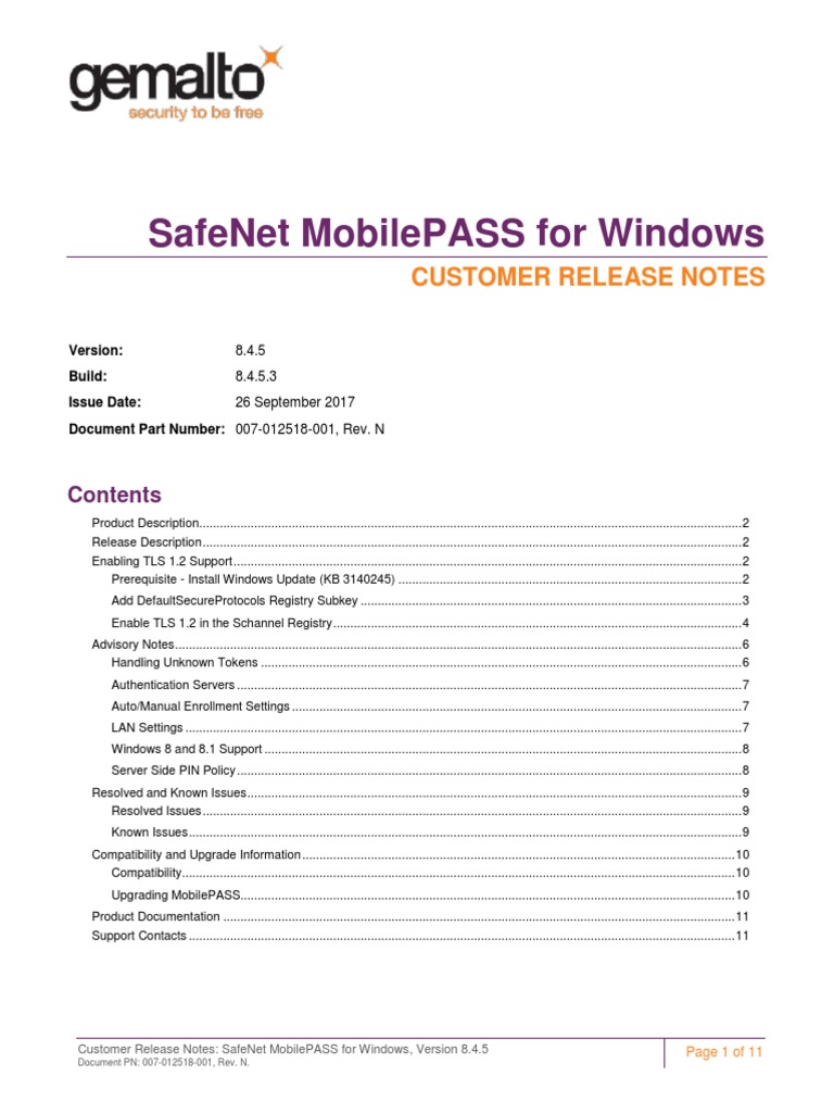 007-012518-001 - MobilePASS - 8.4.5 - For - Windows - CRN - Rev - N PDF ...
