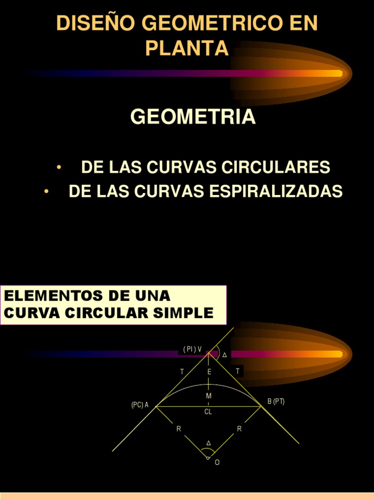 Curvas Circulares | PDF | Curva | Estructuras matemáticas