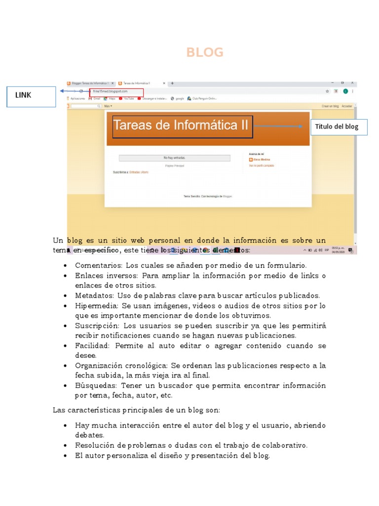 Partes de Un Blog | PDF
