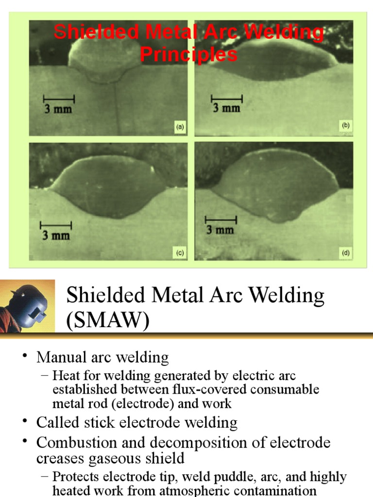 Shielded Metal Arc Welding: Principles | Download Free PDF | Welding | Construction