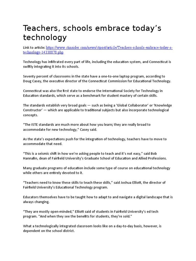 Edtech Pdf Educational Technology Teachers