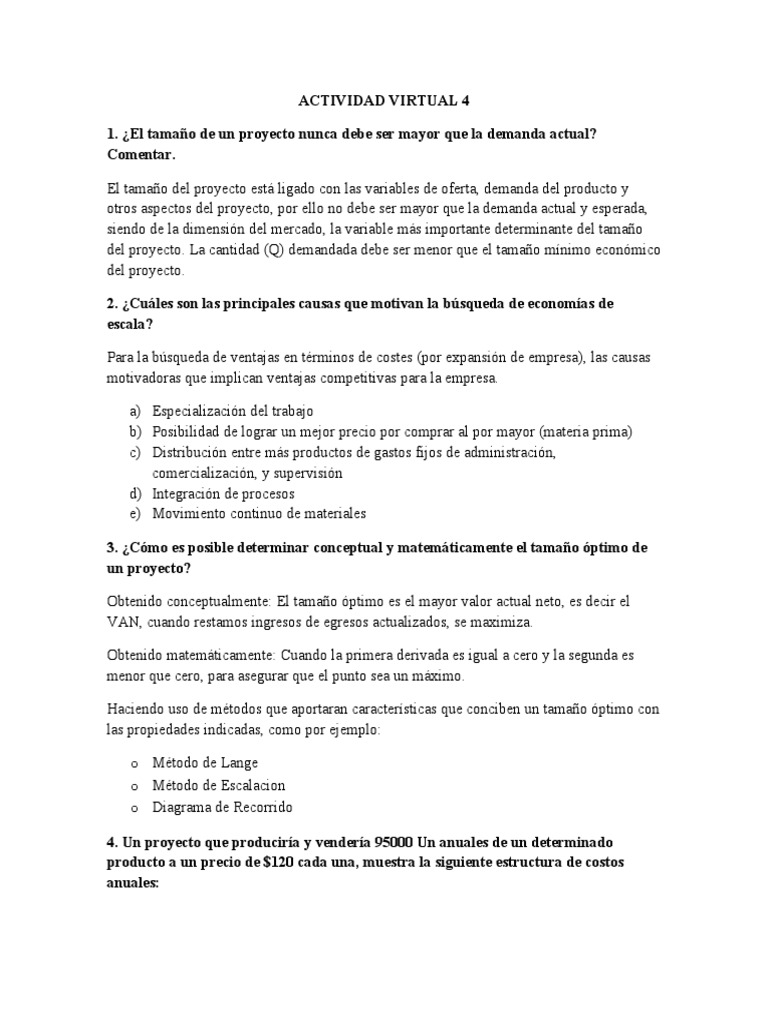 Actividad Virtual 1 | PDF
