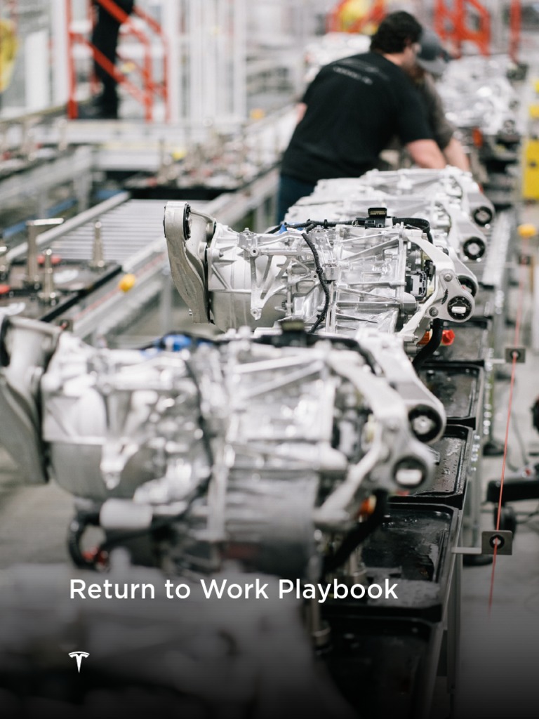 Tesla Return To Work Playbook | Download Free PDF | Personal Protective ...