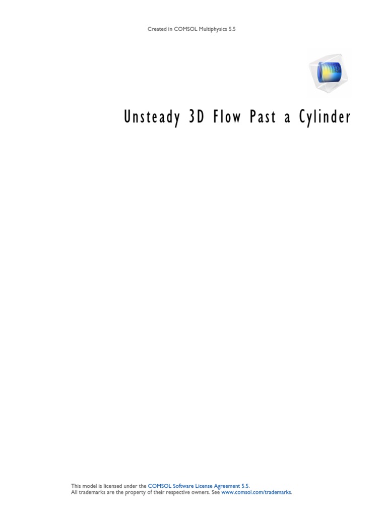 Unsteady 3D Flow Simulation Past a Cylinder | PDF | Fluid Dynamics ...