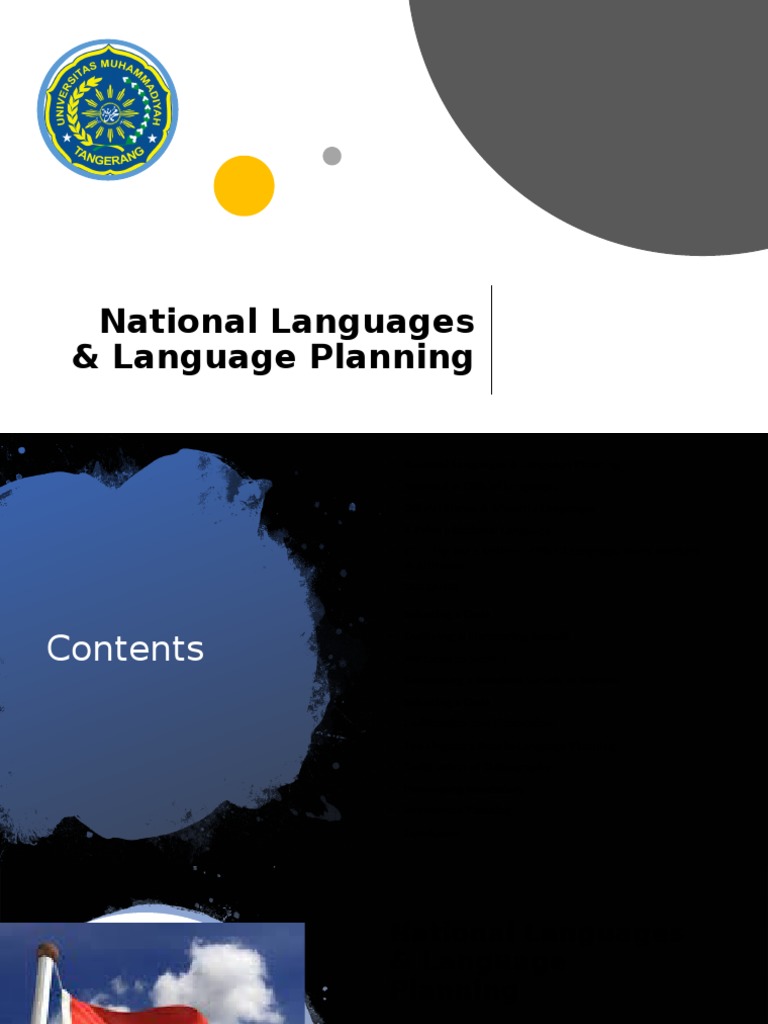 Language Planning & National Identity | PDF | Swahili Language | Tanzania
