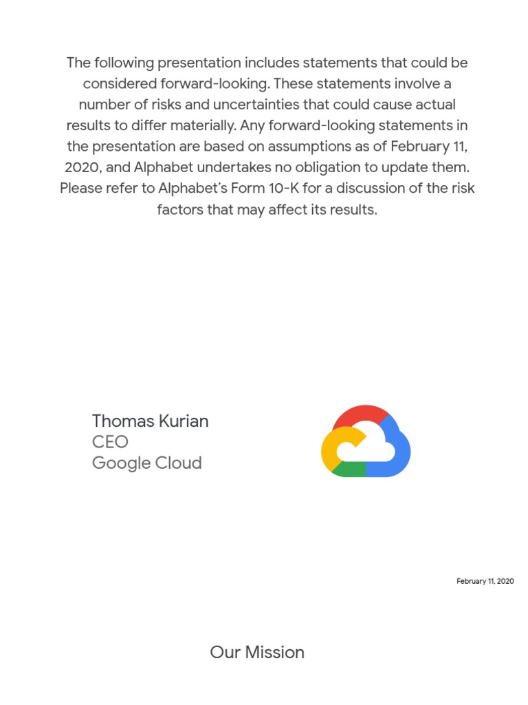 Accelerating Digital Transformation: Google Cloud's Strategy for Continued Strong Growth | PDF ...